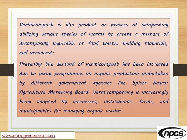 Vermicompost - An Organic Gold (Vermiculture and Vermicompost ...