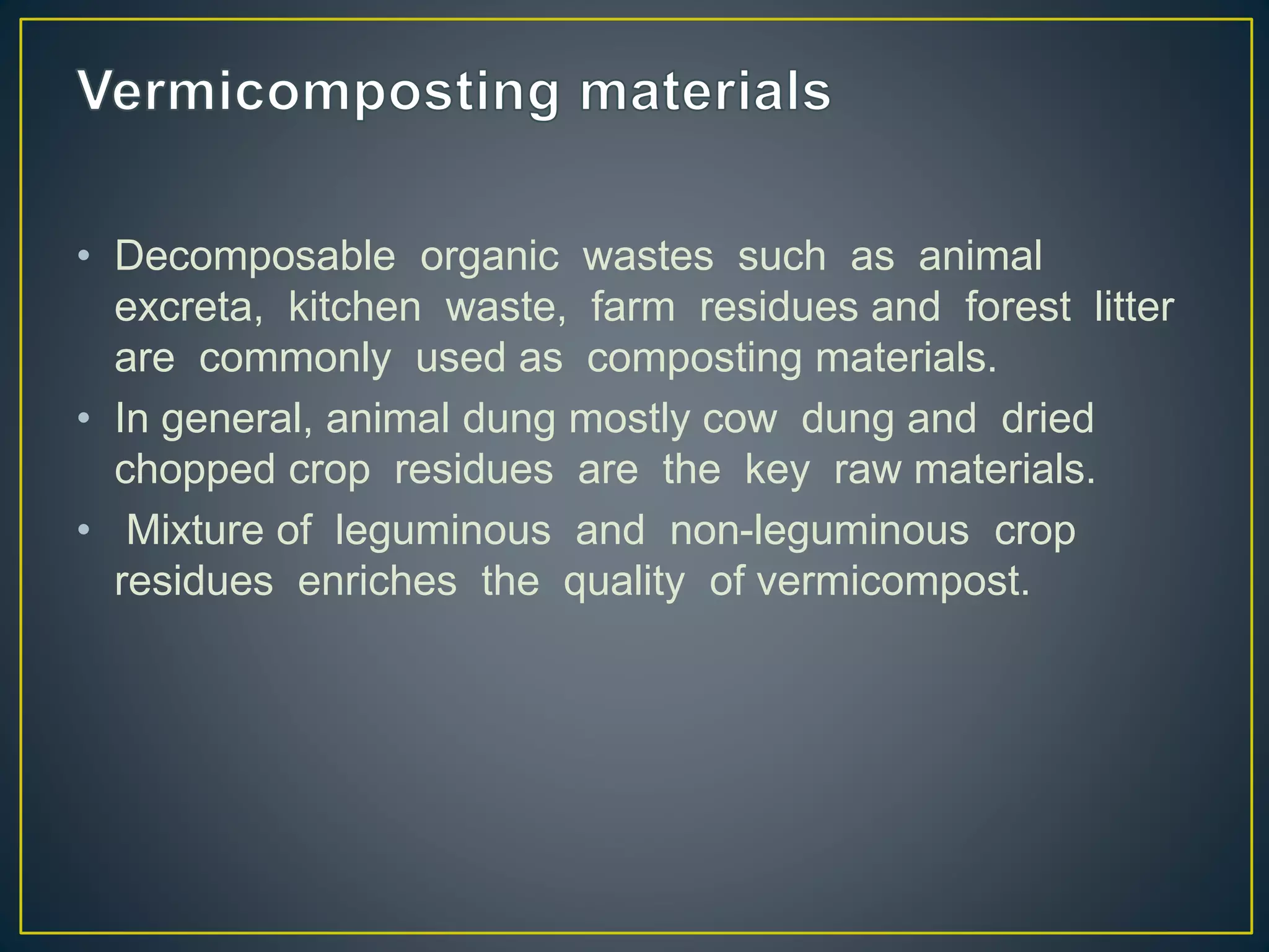 Vermicomposting | PPTX