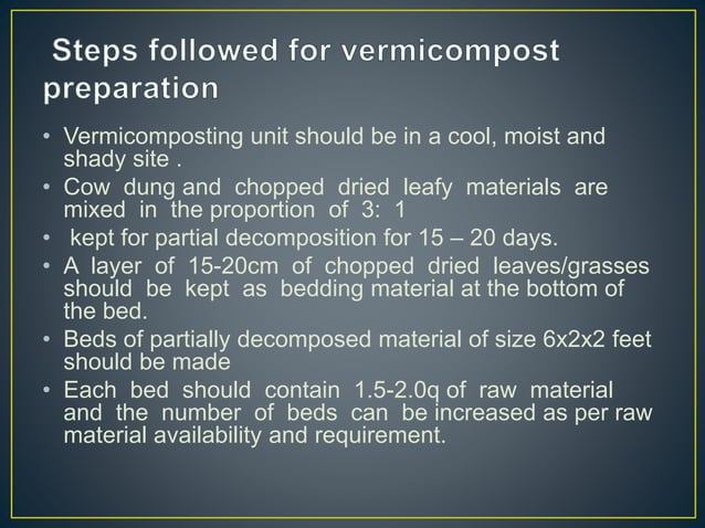 Vermicomposting | PPTX | Agriculture | Industries