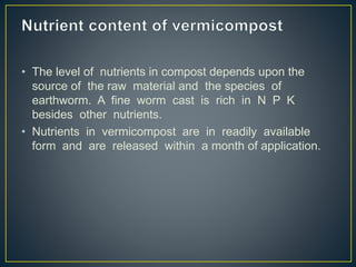 Vermicomposting | PPTX