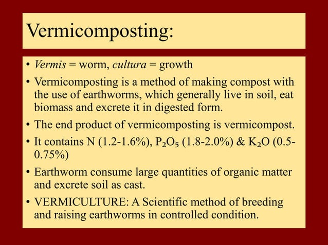 Vermicomposting | PDF