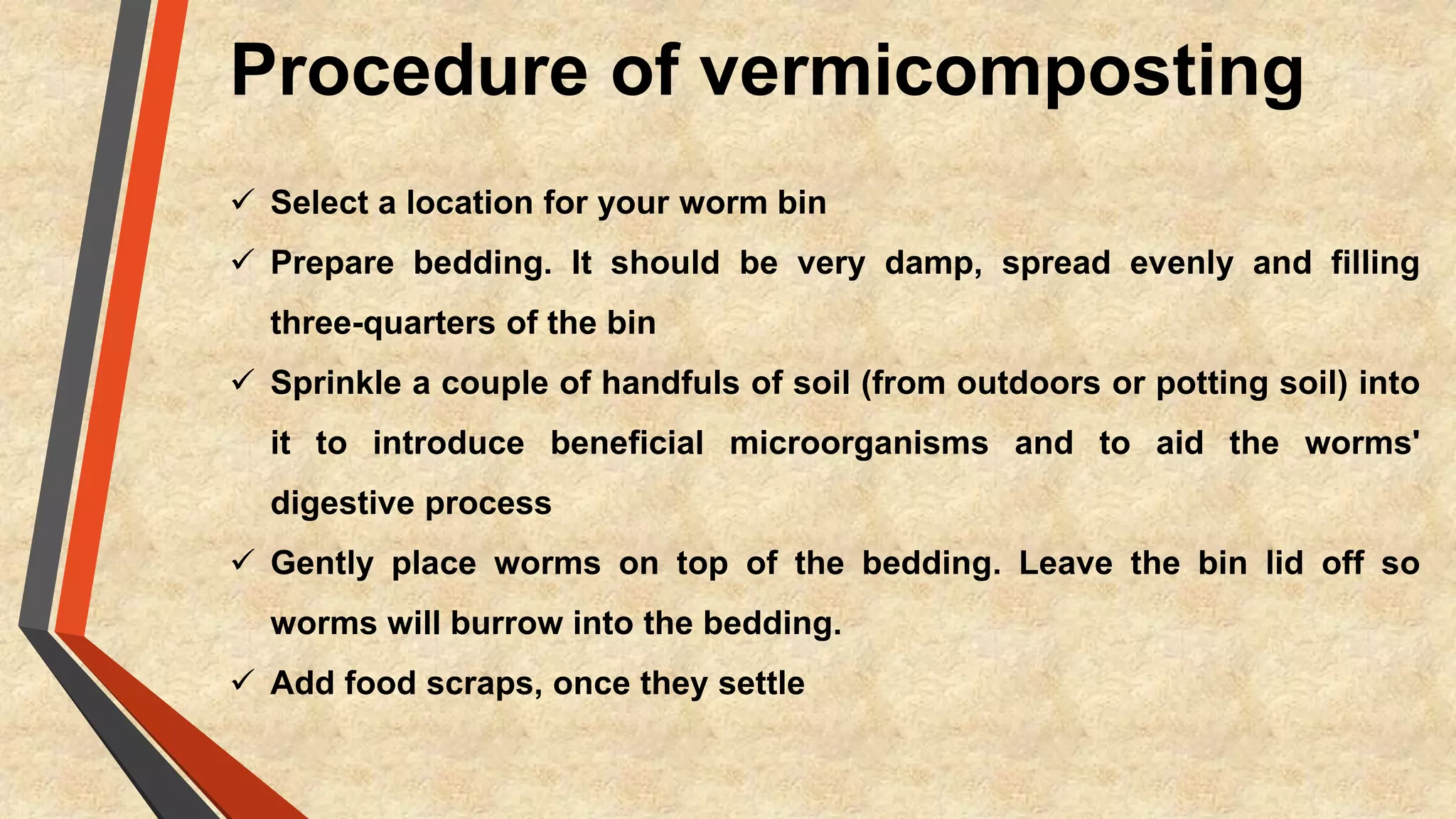 Vermicomposting Overview | PPTX
