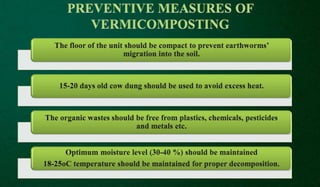 VERMICOMPOSTING - TYPES, METHODS, ADVANTAGES AND DISADVANTAGES | PDF