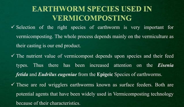 Vermicomposting Types Methods Advantages And Disadvantages Pdf