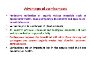 Vermicomposting preparation and its importance | PPTX