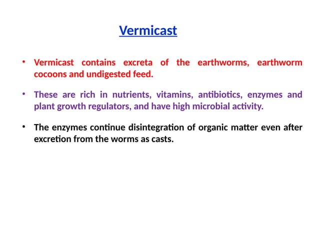 Vermicomposting preparation and its importance | PPTX