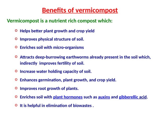 Vermicomposting preparation and its importance | PPTX
