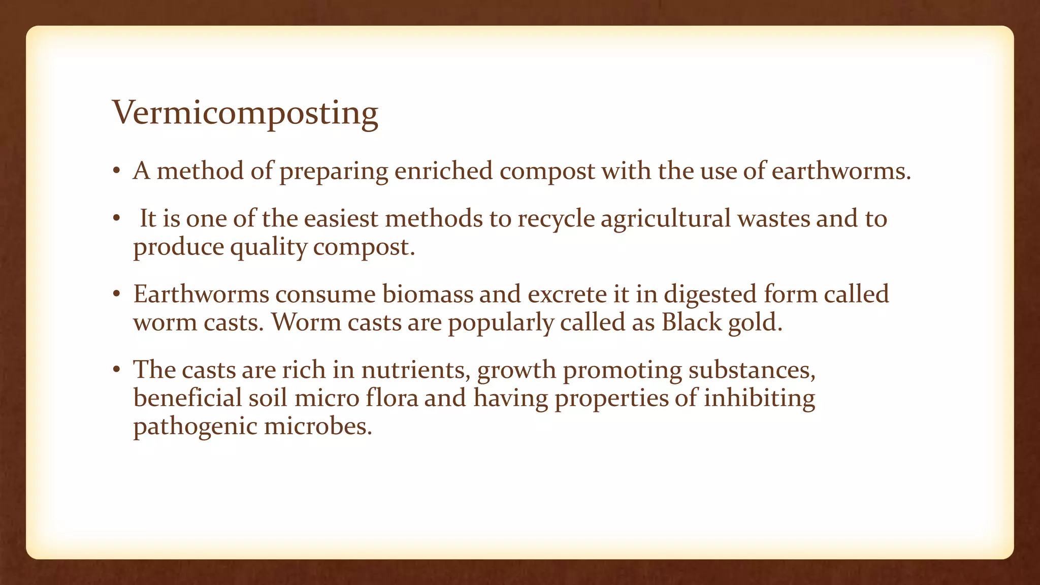 Vermicomposting | PPTX