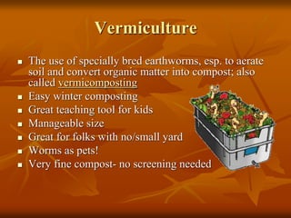 vermicomposting methods.ppt | Gardening | Home & Garden