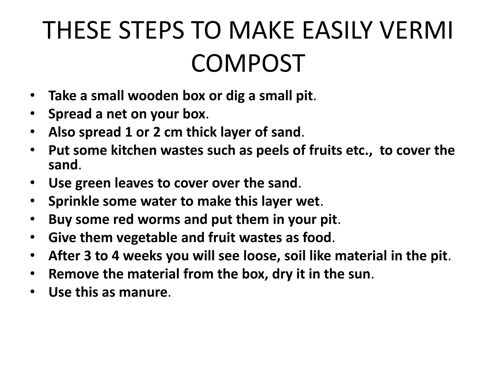 Vermicomposting presentation | PPTX