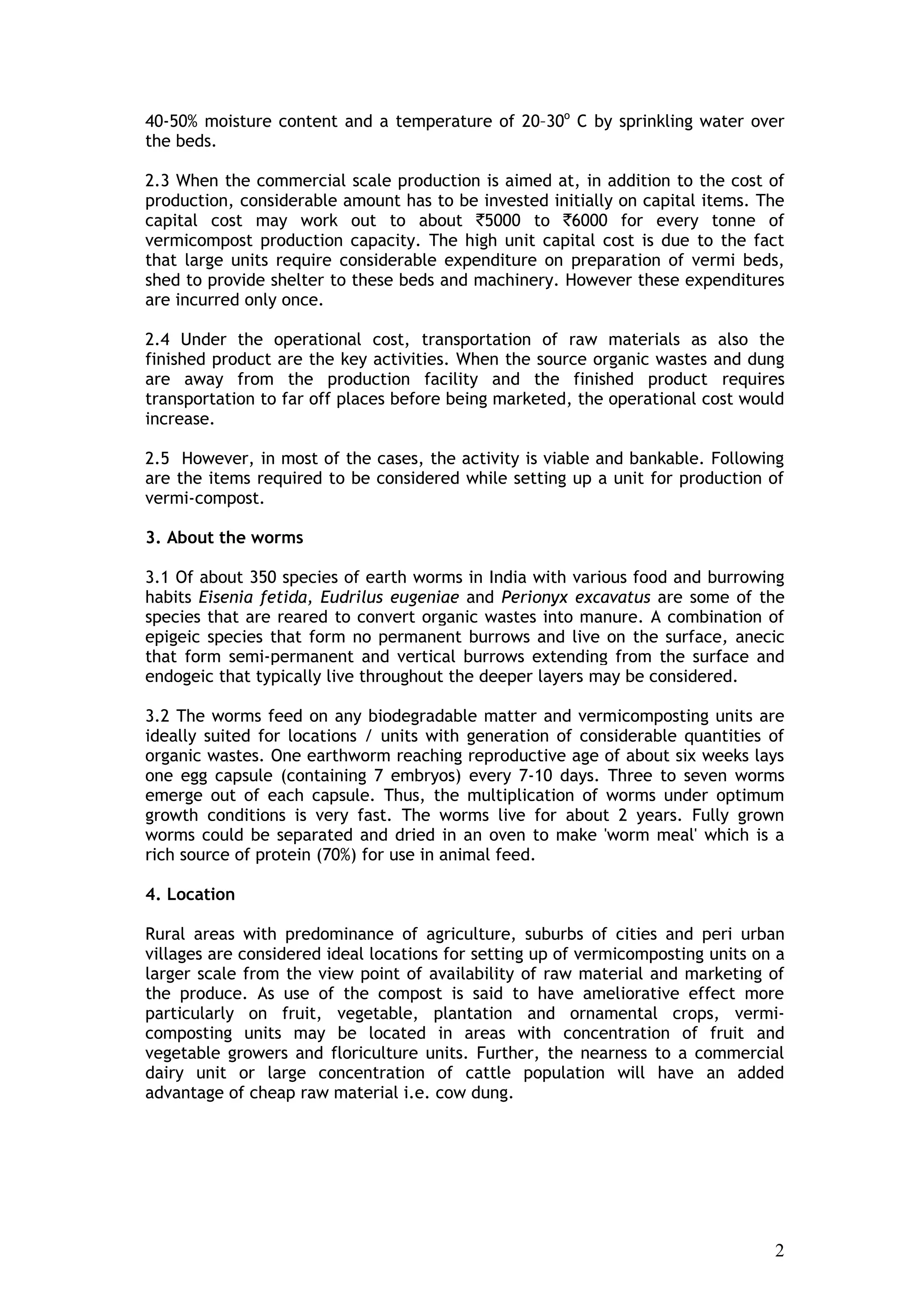 Vermicompost productionunit260814 | PDF