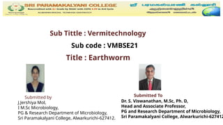 Vermitechnology _ Earthworm- Classification, Choosing the right ...