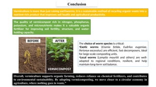 Vermiculture and vermicomposting technology | PPTX