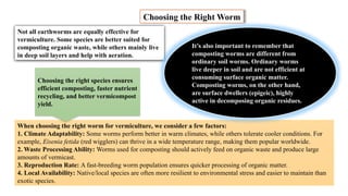 Vermiculture and vermicomposting technology | PPTX