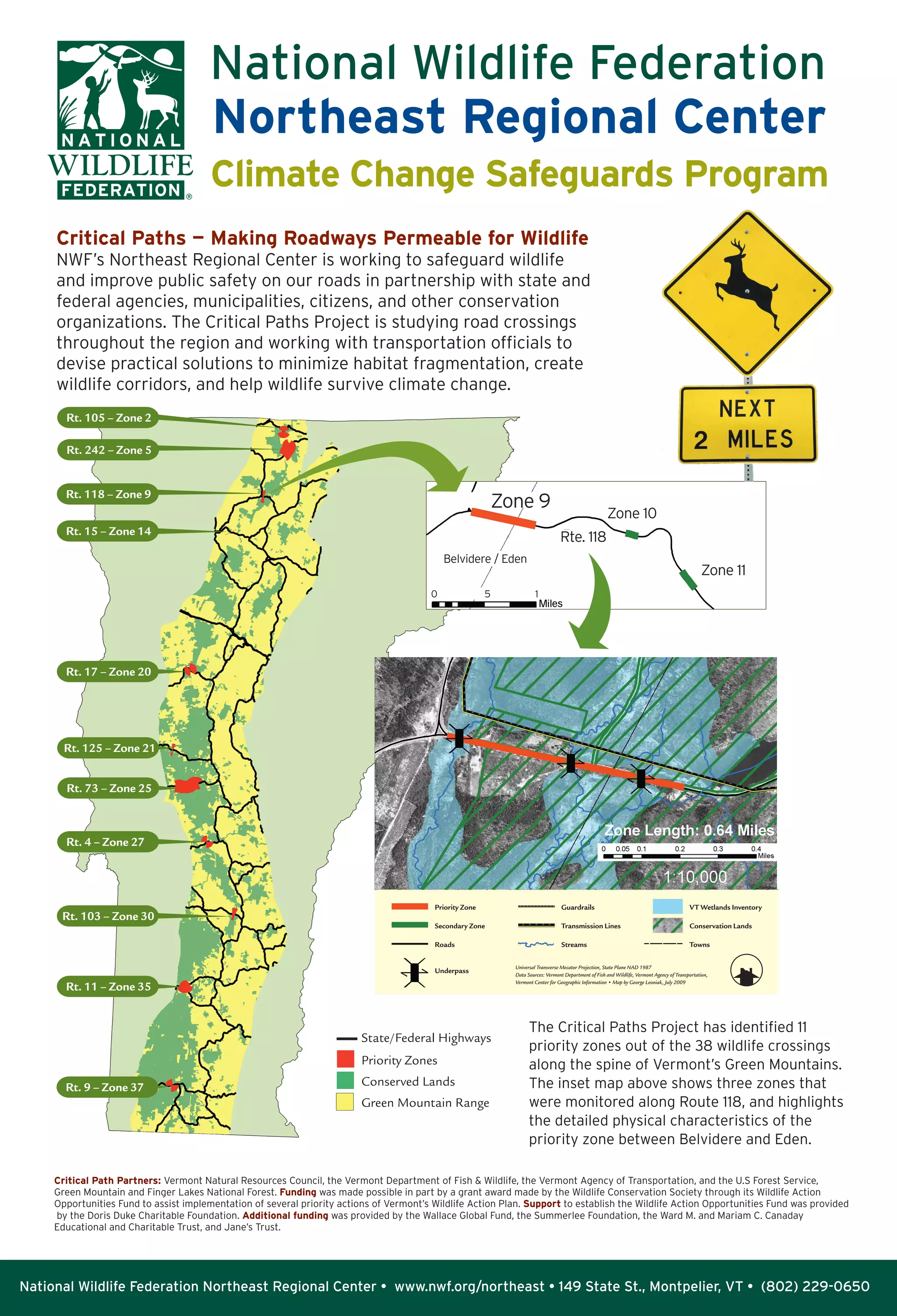 Vermont Critical Paths Project - Providing Safe Corridors for Wildlife ...