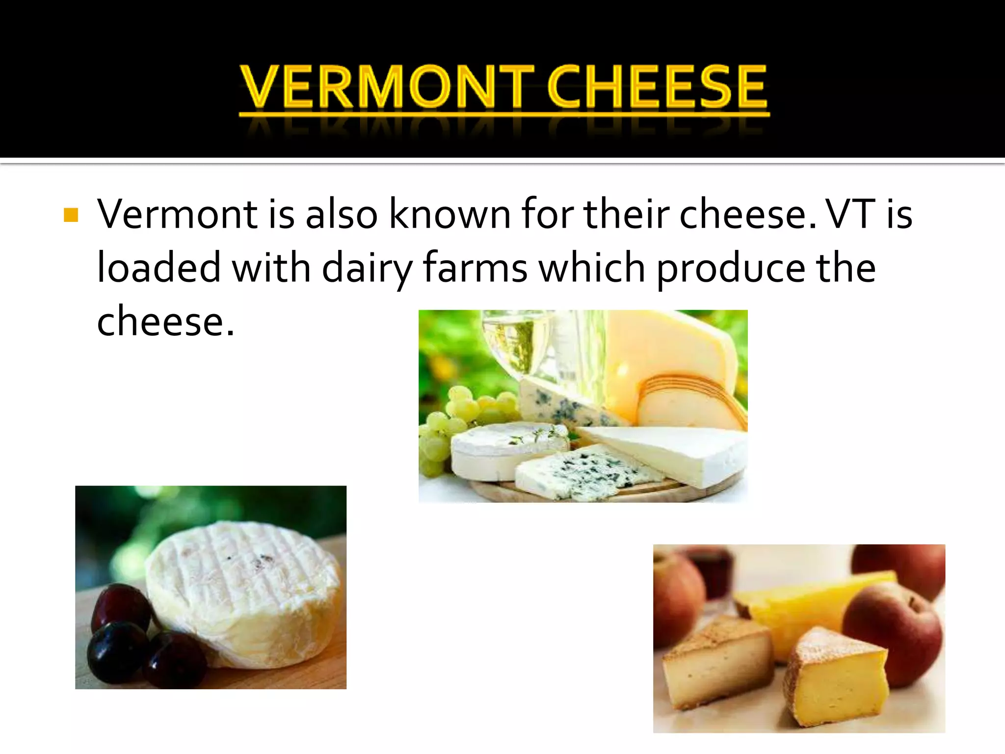 Vermont food | PPTX