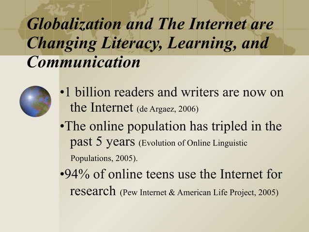 How Does Reading & Learning Change on the Internet: Responding to New ...