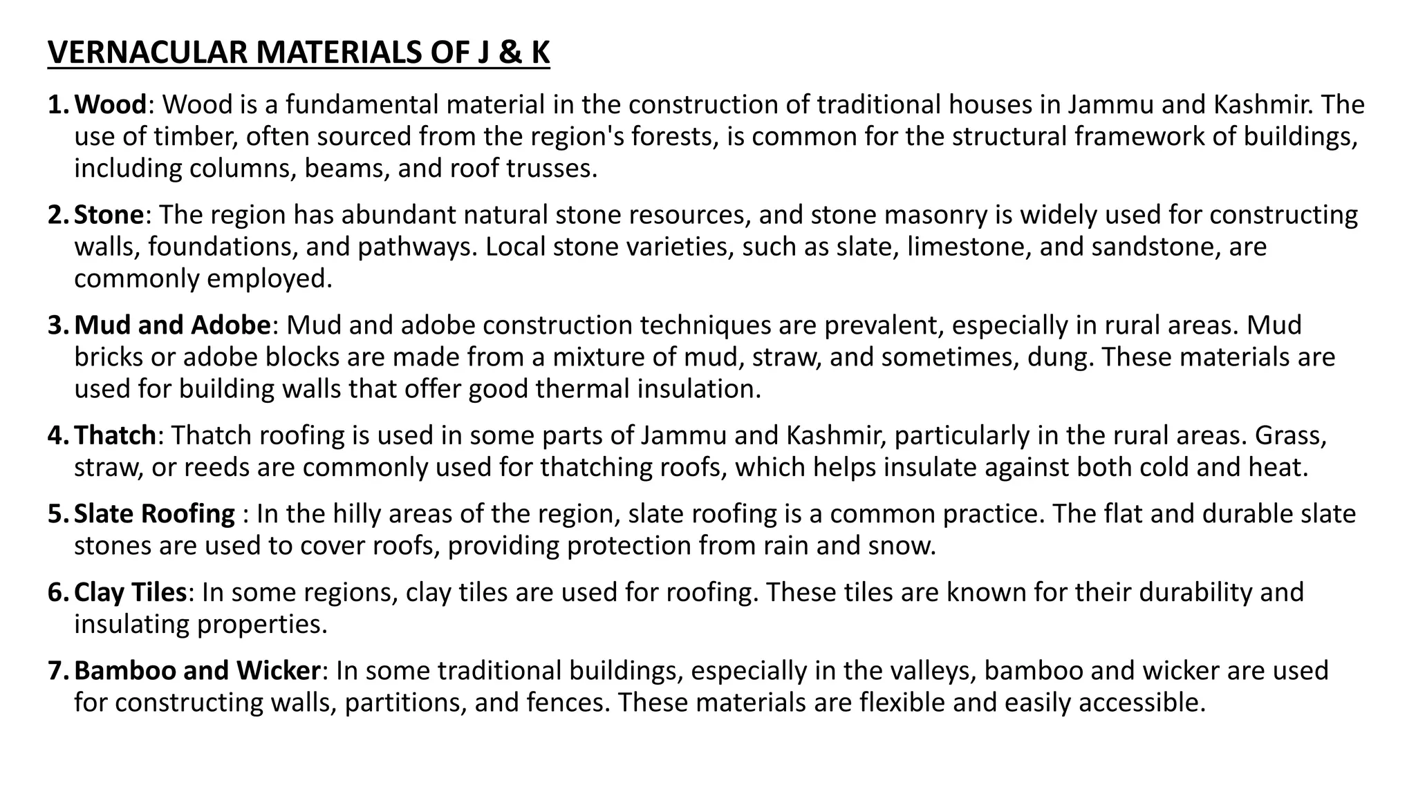 VERNACULAR ARCHITECTURE- Cold and Dry Climate | PDF