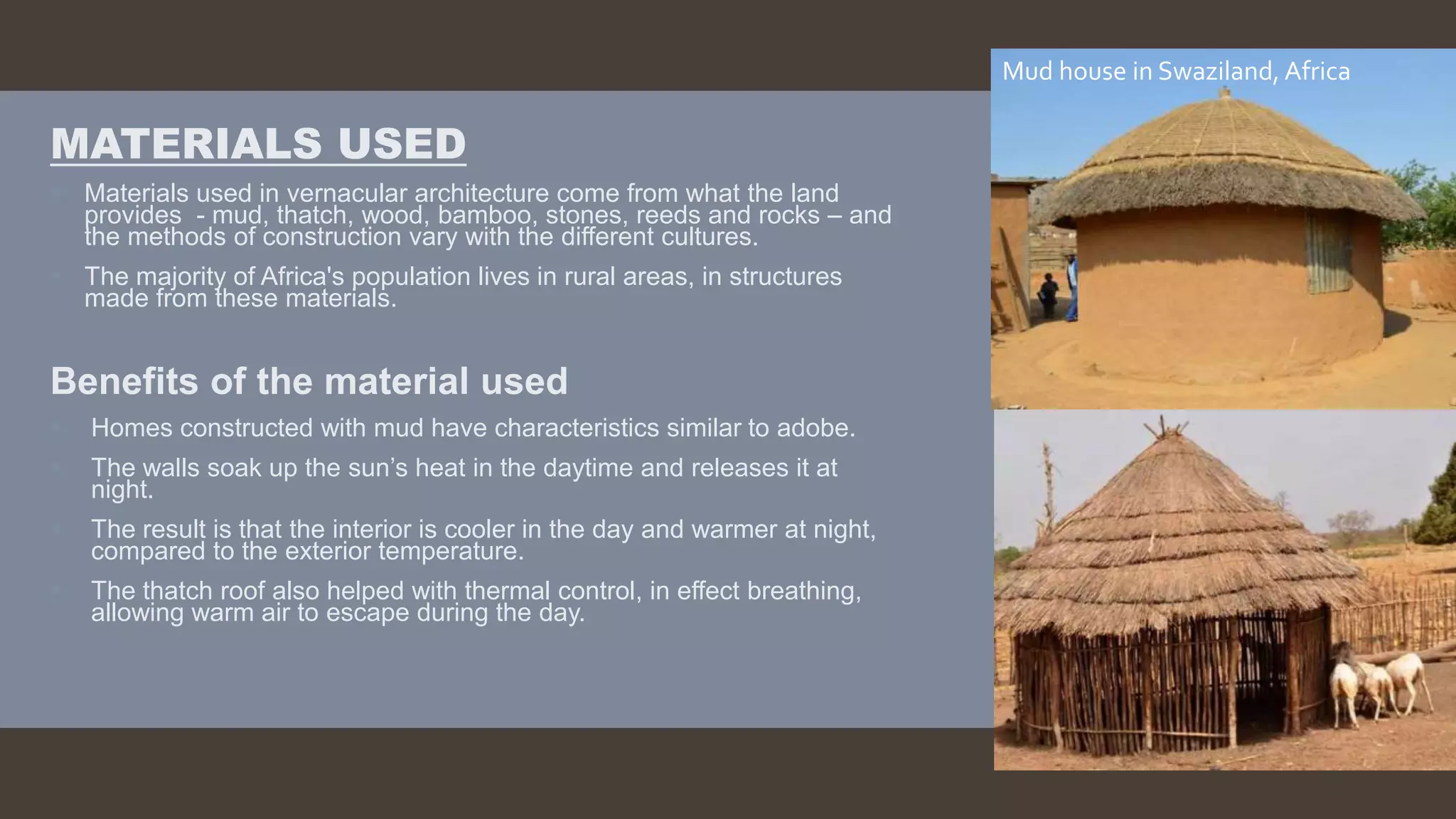 Vernacular architecture case study with examples | PPTX