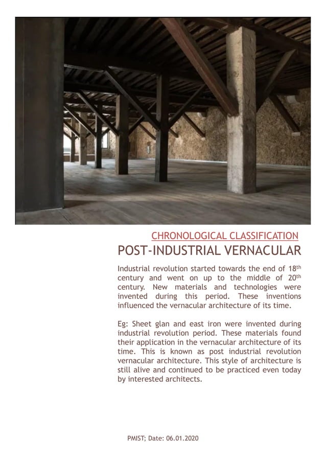 Vernacular architecture introduction | PDF | Houses | Real Estate