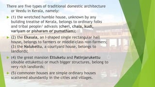Vernacular architecture kerala | PPTX