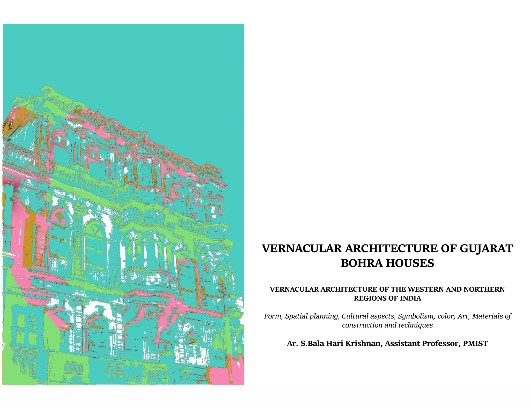 Vernacular architecture of bohra houses | PDF
