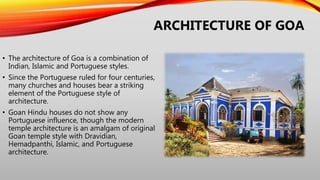 Vernacular Architecture of Goa | PPTX