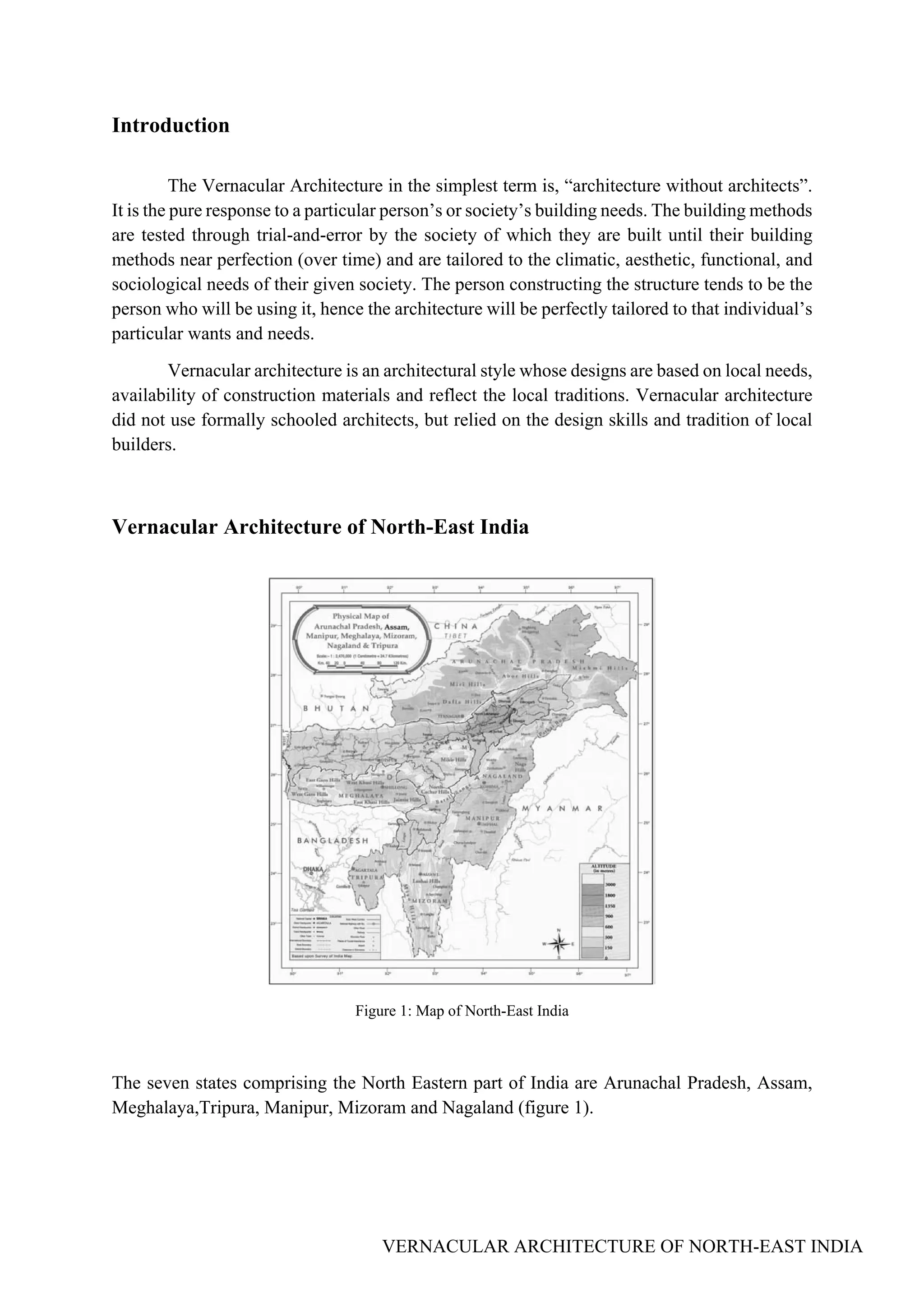 Vernacular architecture of north east india | PDF