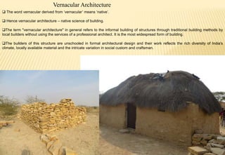 Vernacular arch of Jaisalmer, RAJASTHAN | PPTX