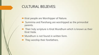 Vernacular kirat | PPTX