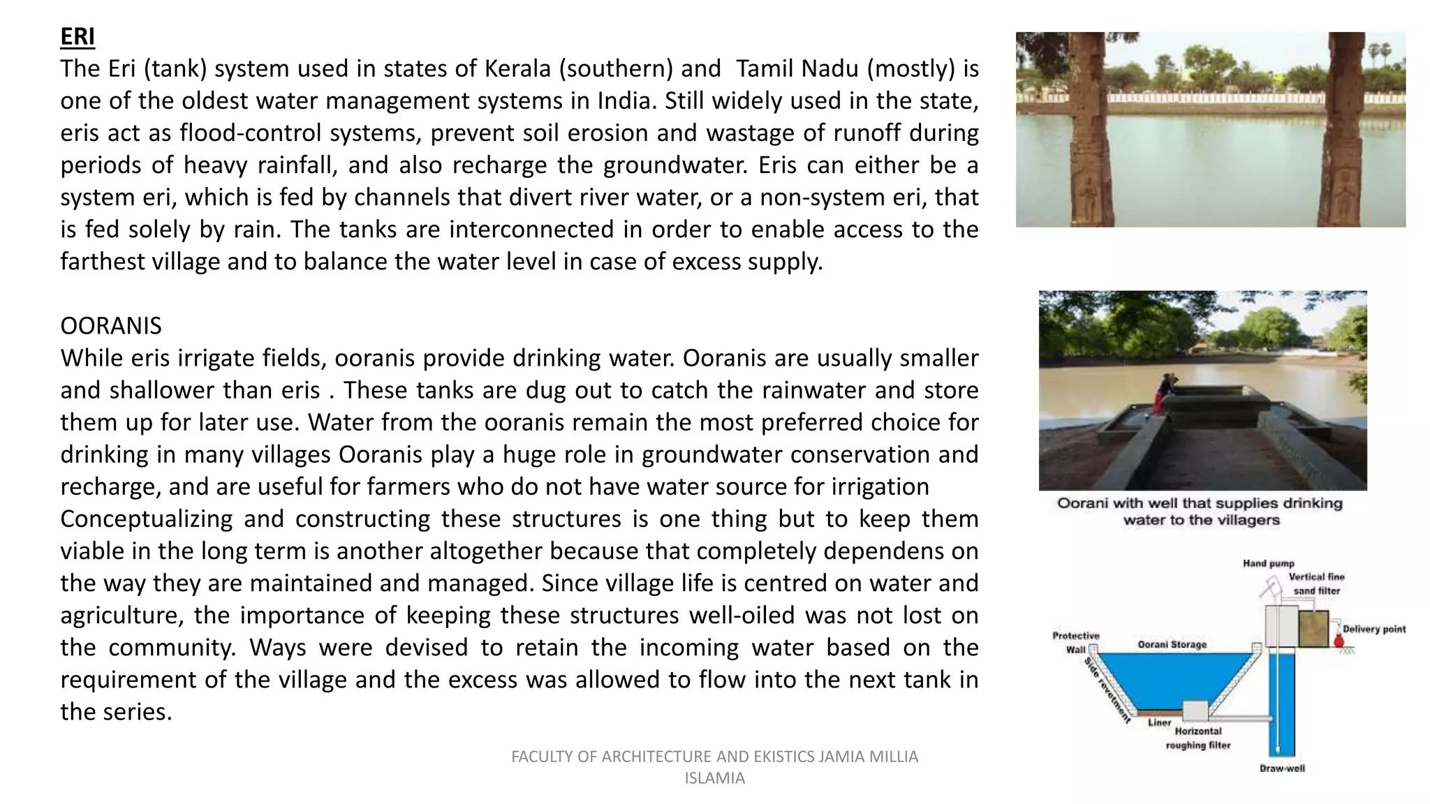 Vernacular rain water harvest and disposable | PPTX