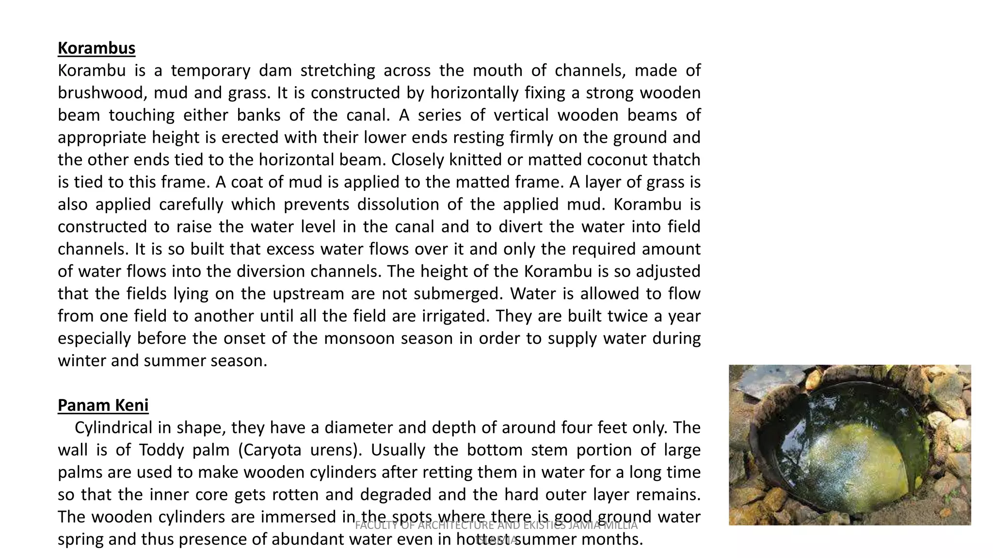 Vernacular rain water harvest and disposable | PPTX