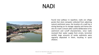 Vernacular rain water harvest and disposable | PPTX