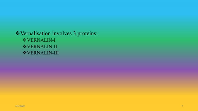 Vernalisation and aox pathway! | PPT