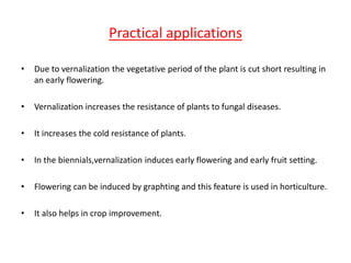 Vernalization | PPTX