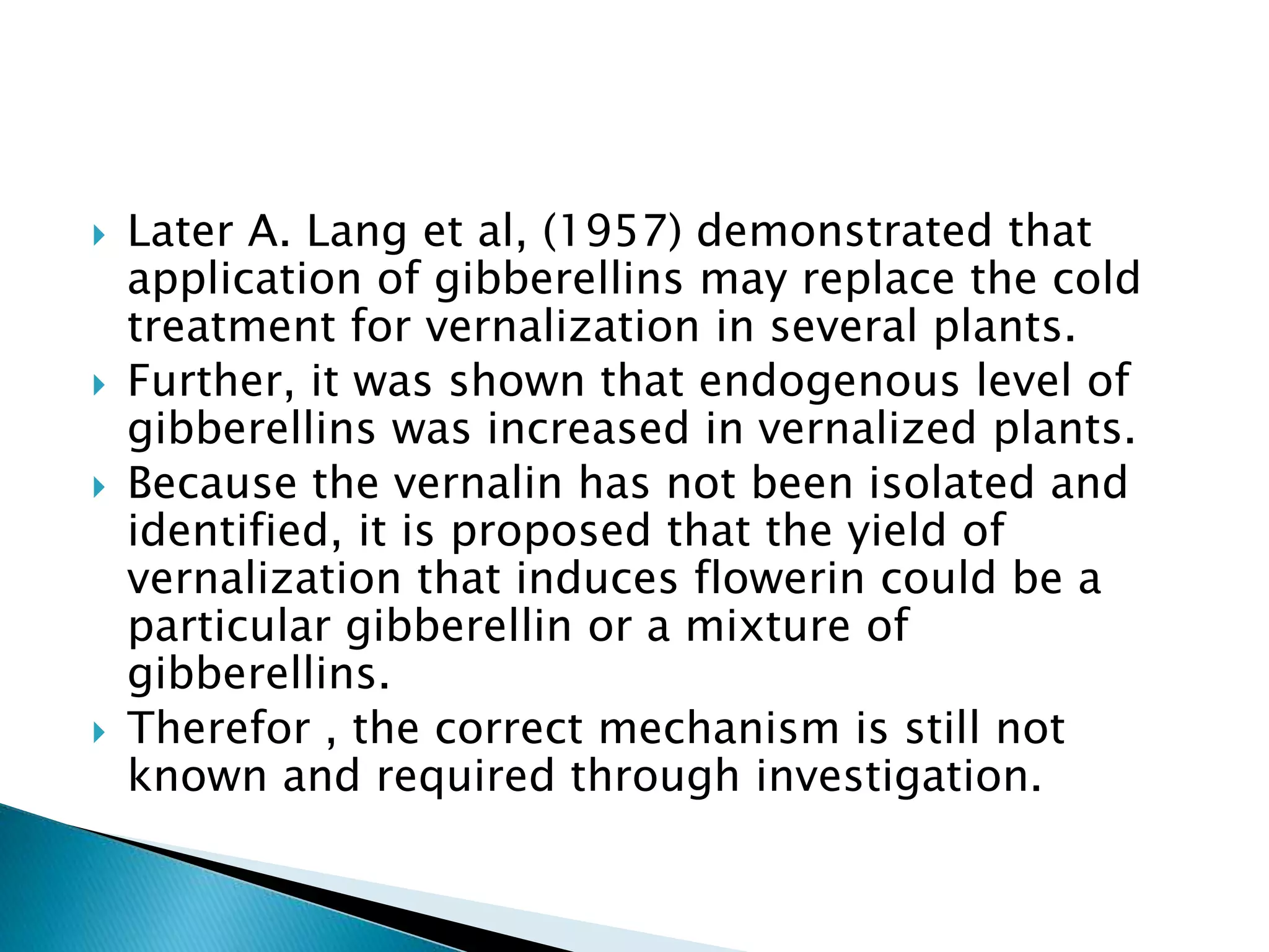 Vernalization (Plant Physiology) | PPTX