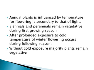 Vernalization (Plant Physiology) | PPTX