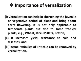 Vernalization | PPTX | Gardening | Home & Garden