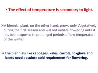 Vernalization | PPTX | Gardening | Home & Garden
