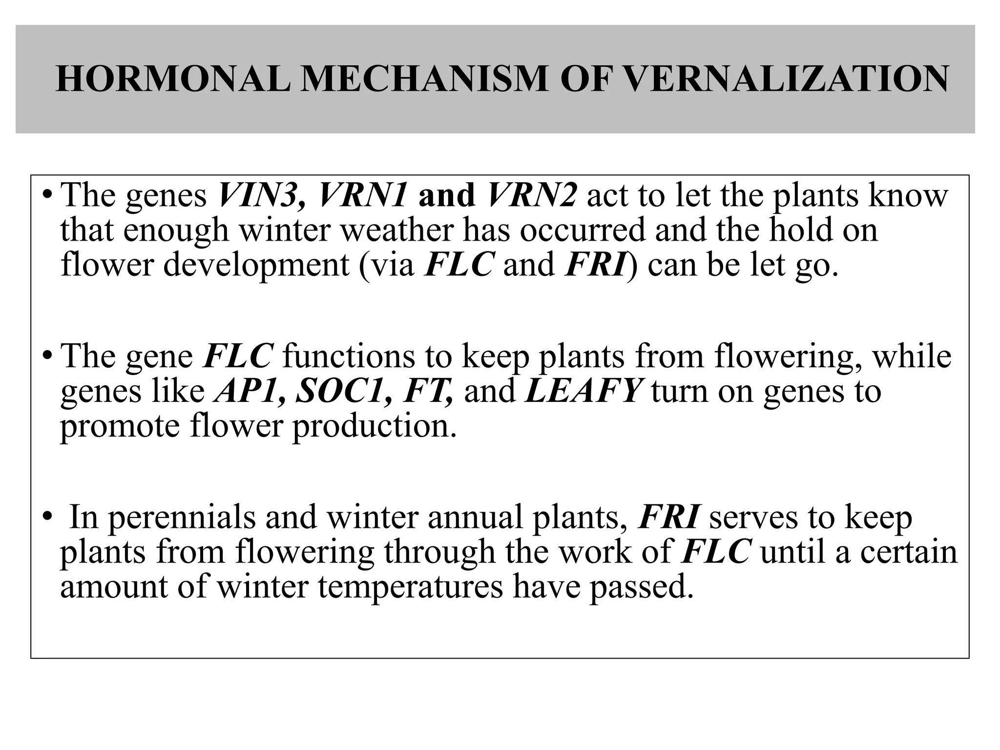 Vernalization | PPTX