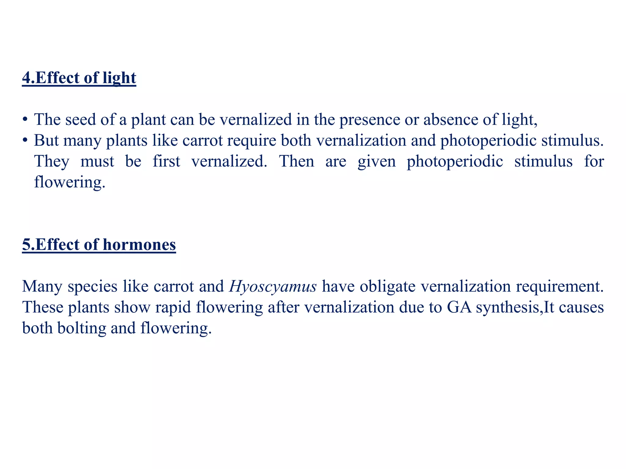 Vernalization | PPTX