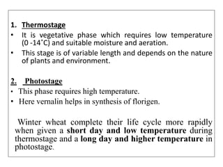 Vernalization | PPTX