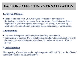 Vernalization | PPTX