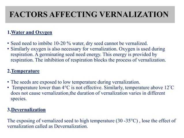 Vernalization | PPTX