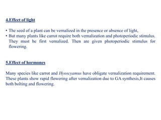 Vernalization | PPTX