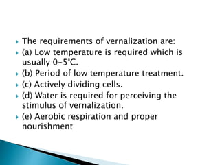 Vernalization | PPTX
