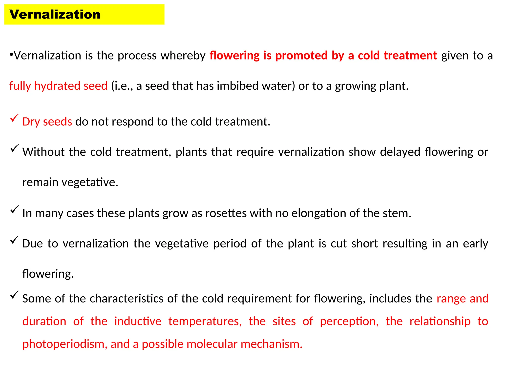 Vernalizationand its importance in plants.ppt