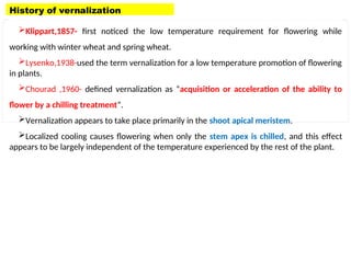 Vernalizationand its importance in plants.ppt