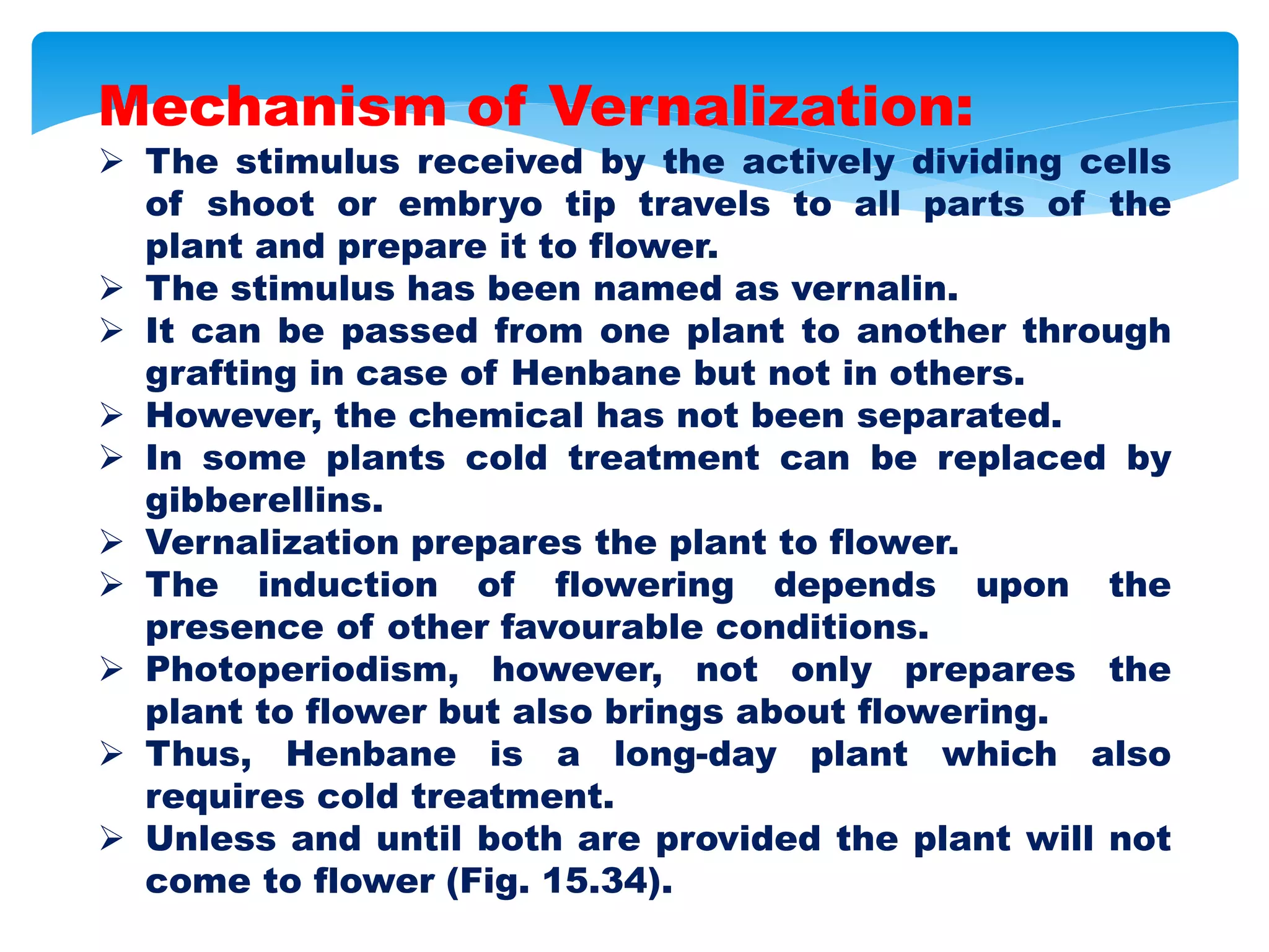 Vernalization - concept and significance | PPTX