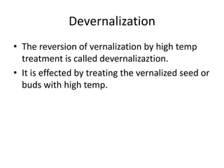 Vernalization | PPTX